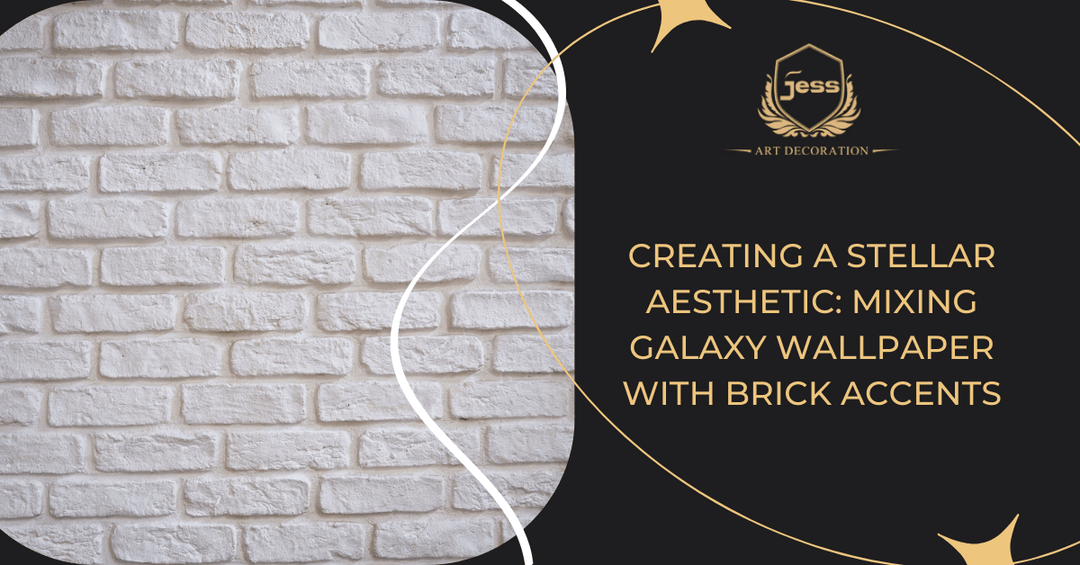 Creating a Stellar Aesthetic: Mixing Galaxy Wallpaper with Brick Accen ...
