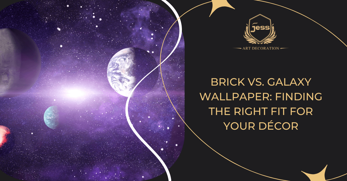 Brick vs. Galaxy Wallpaper: Finding the Right Fit for Your Décor ...