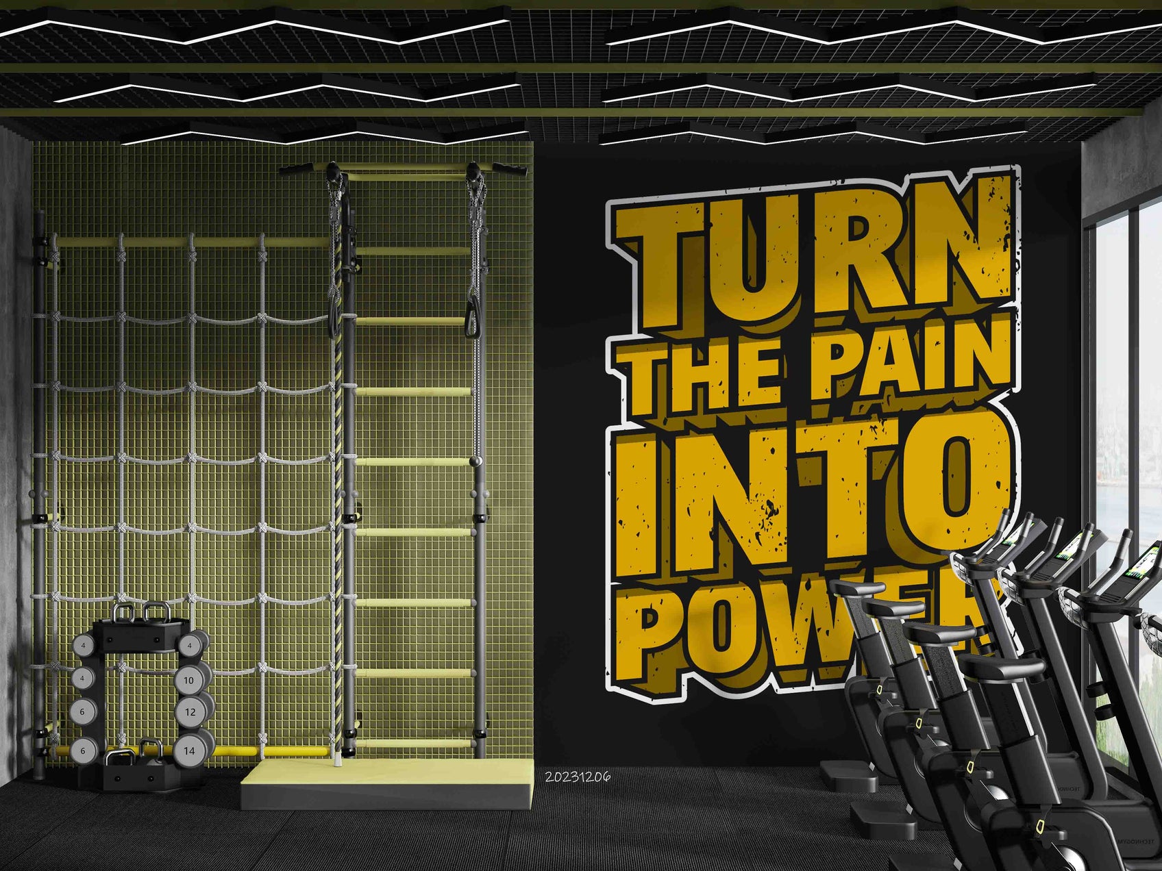 3D Poster Stereoscopic Letter Black Wall Mural Wallpaper YXL 131 ...