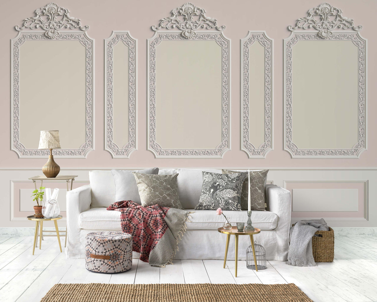 3D Pink Pattern Relief Effect Wall Mural Wallpaper 46 – Jessartdecoration