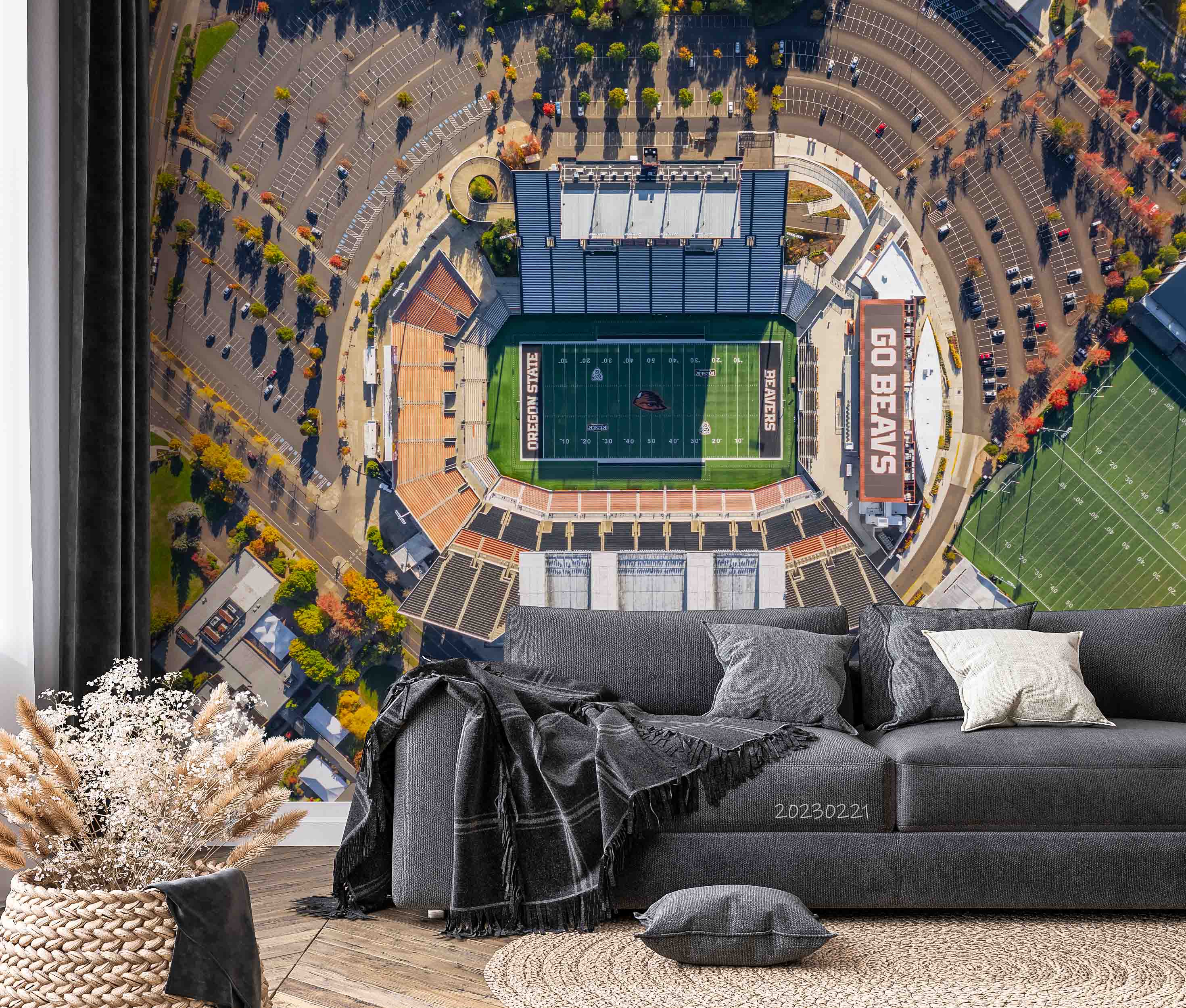 3D Reser Stadium USA Wall Mural Wallpaper GD 1447 – Jessartdecoration
