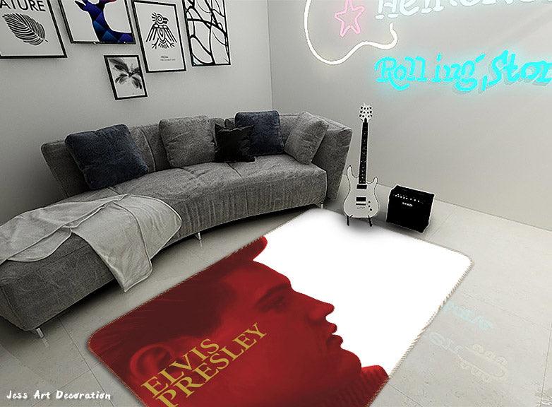 3D Elvis Presley Non-Slip Rug Mat 95 | Jessartdecoration