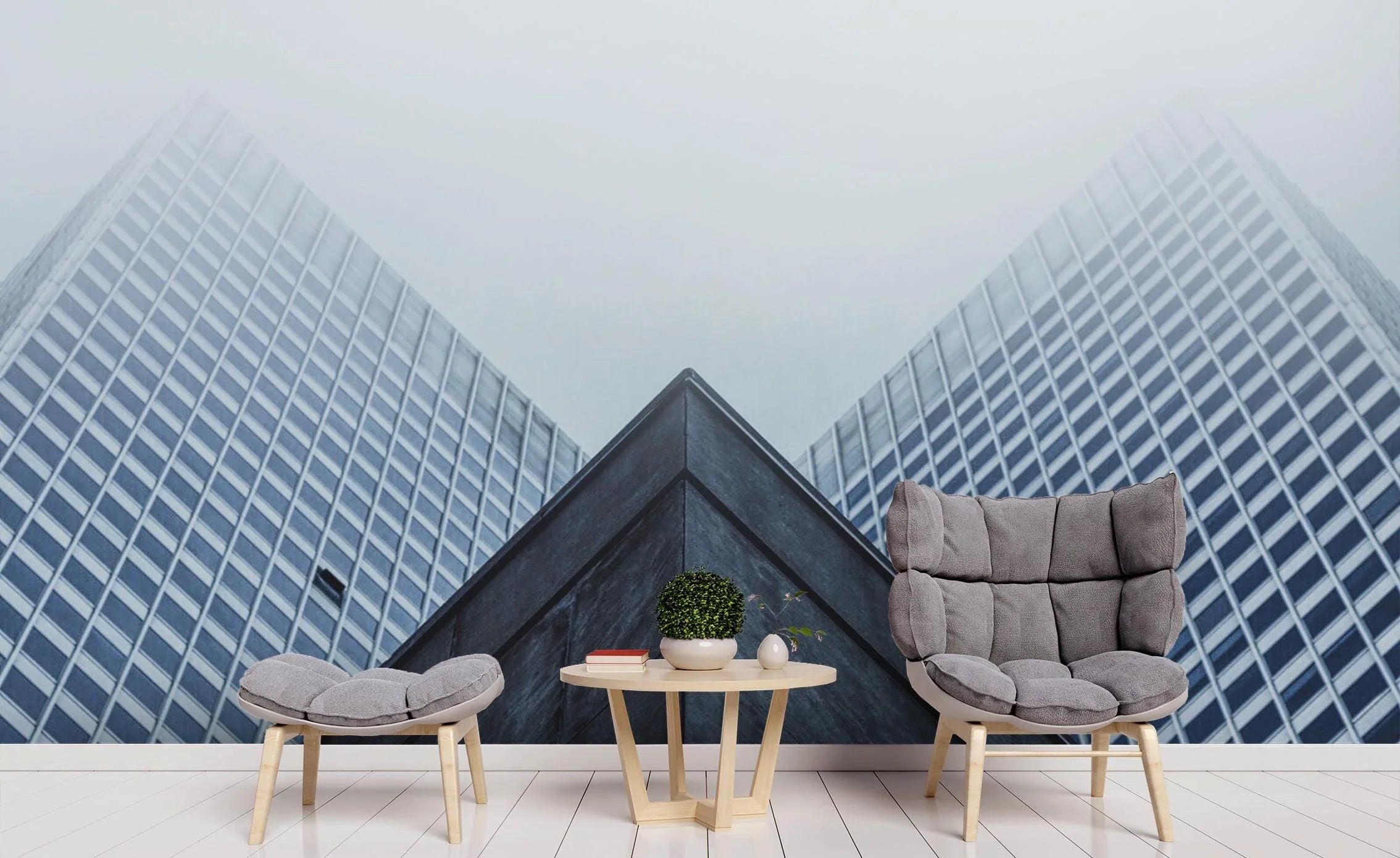 3D City Building Wall Mural Wallpaper 21 – Jessartdecoration