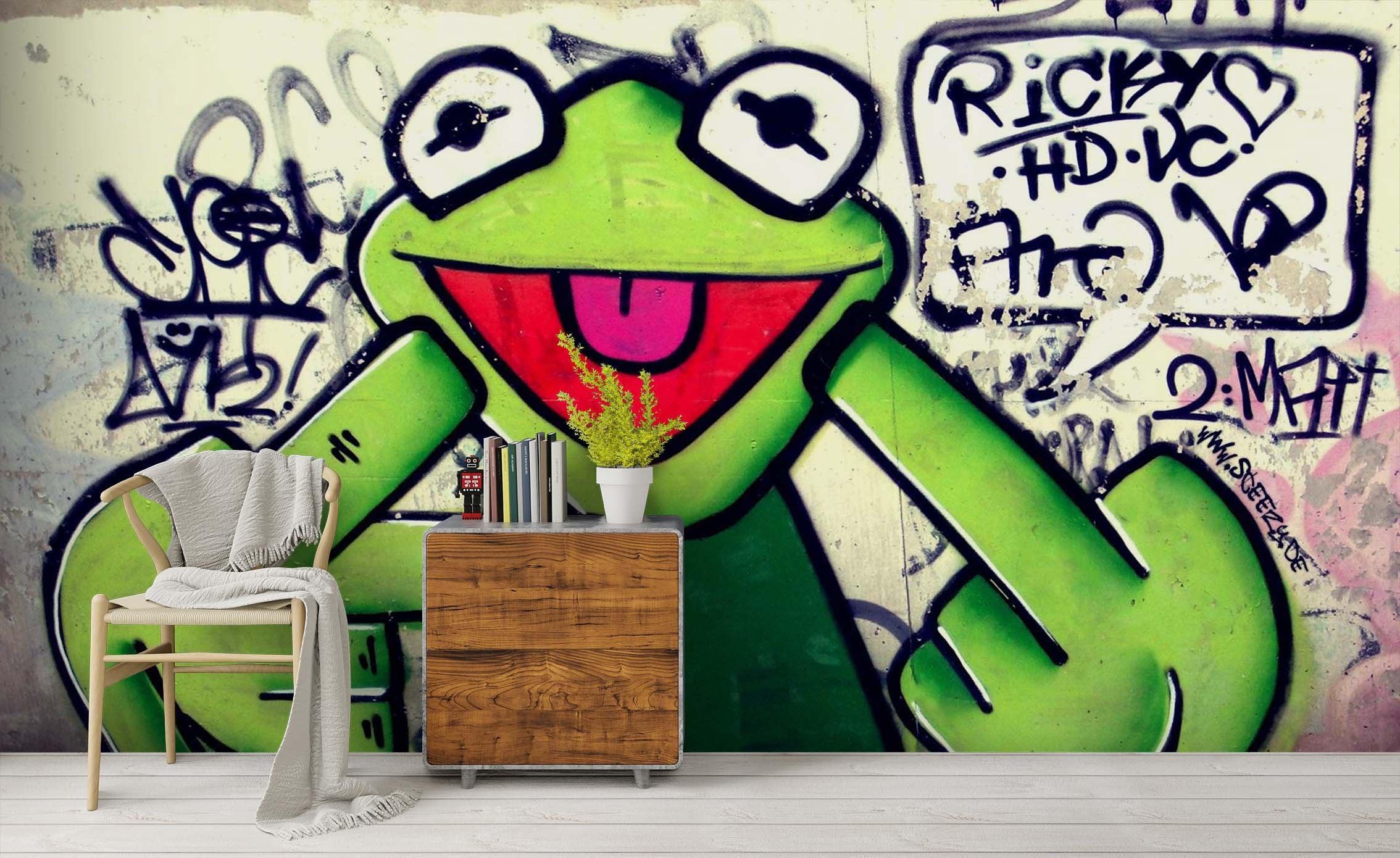 3d frog wallpaper