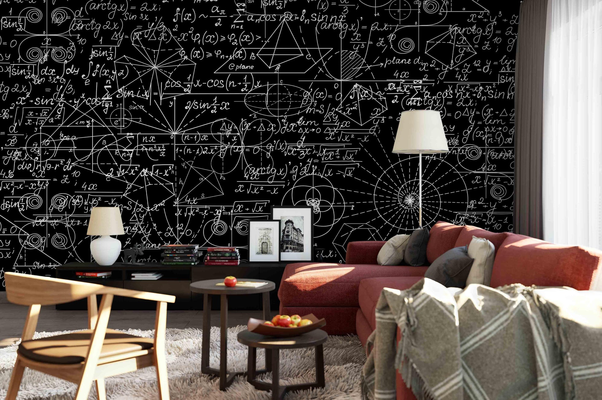 3D Mathematics Blackboard Wall Mural Wallpaper 140 – Jessartdecoration