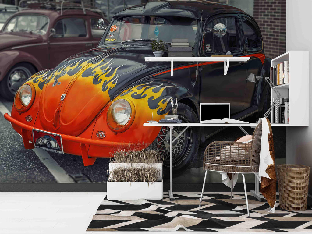 3D American Classic Car Show Wall Mural Wallpaper GD 3226 ...