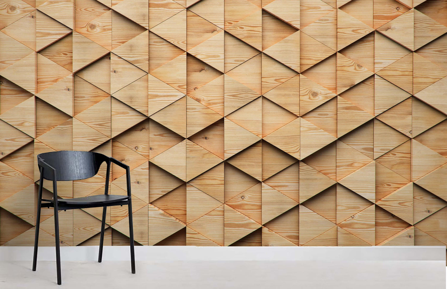 3D Wood Triangle Combination Wall Mural Wallpaper 39 – Jessartdecoration