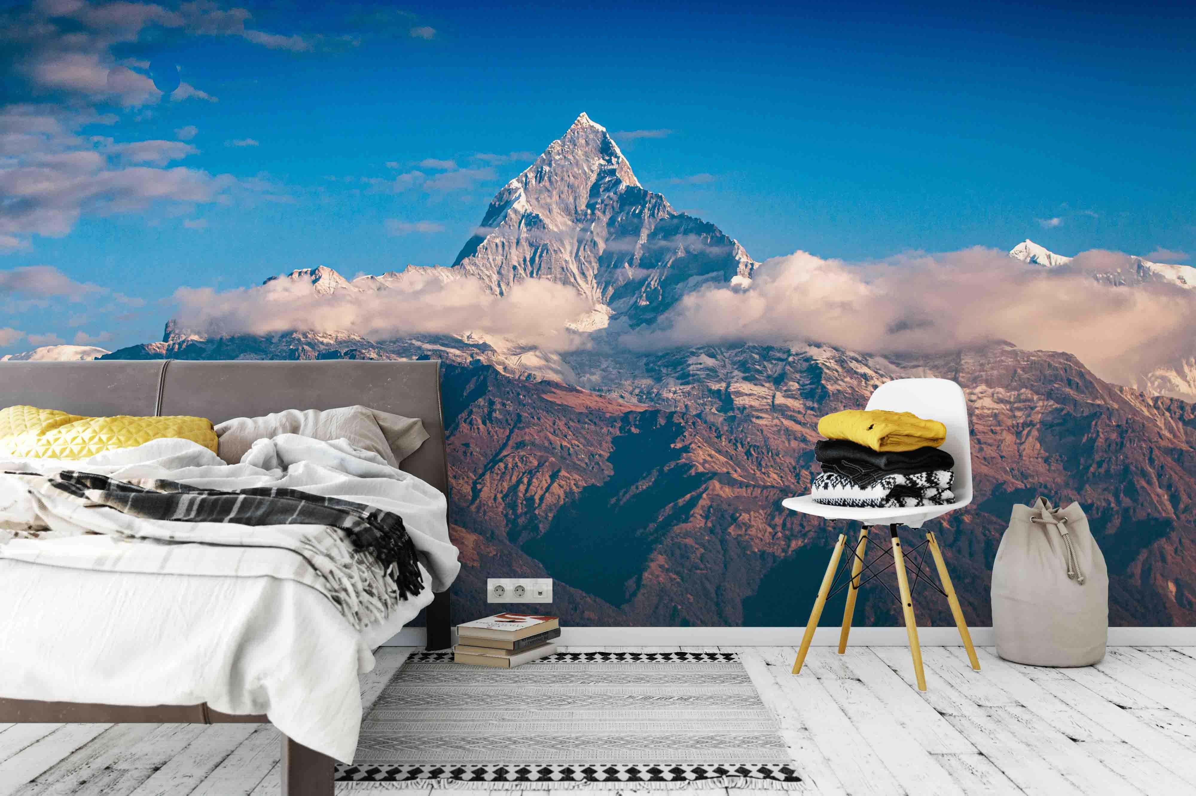 3D Shinning Mountain Wall Mural Wallpaper sww 21 – Jessartdecoration