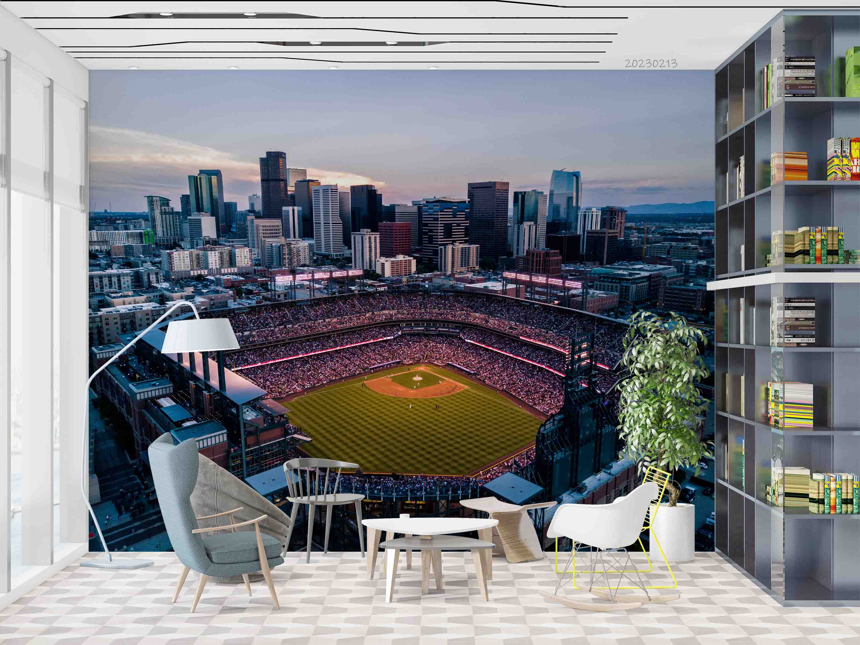 Baseball Stadium Wallpaper Murals