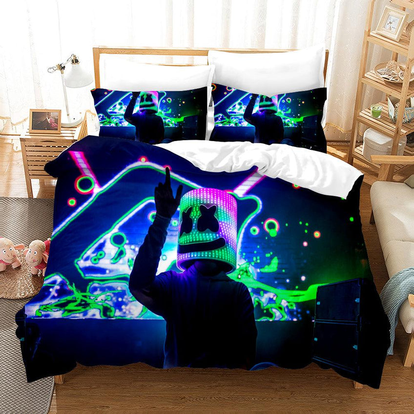 3D Marshmello Doctom Quilt Cover Set Bedding Set Pillowcases 17 ...