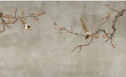 3D Branch Bird Wall Mural Wallpaper 2473 – Jessartdecoration