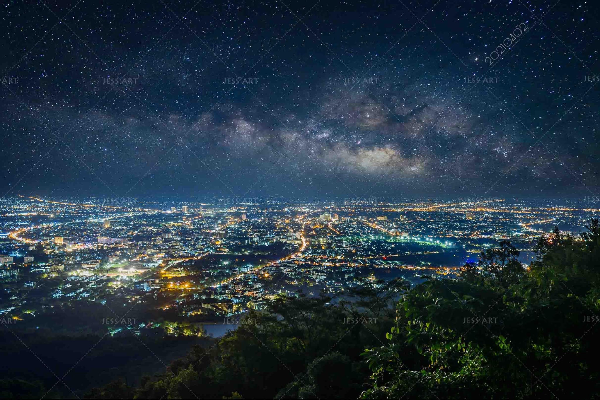 3D Architecture City Night View Wall Mural Wallpaper LQH 90 ...