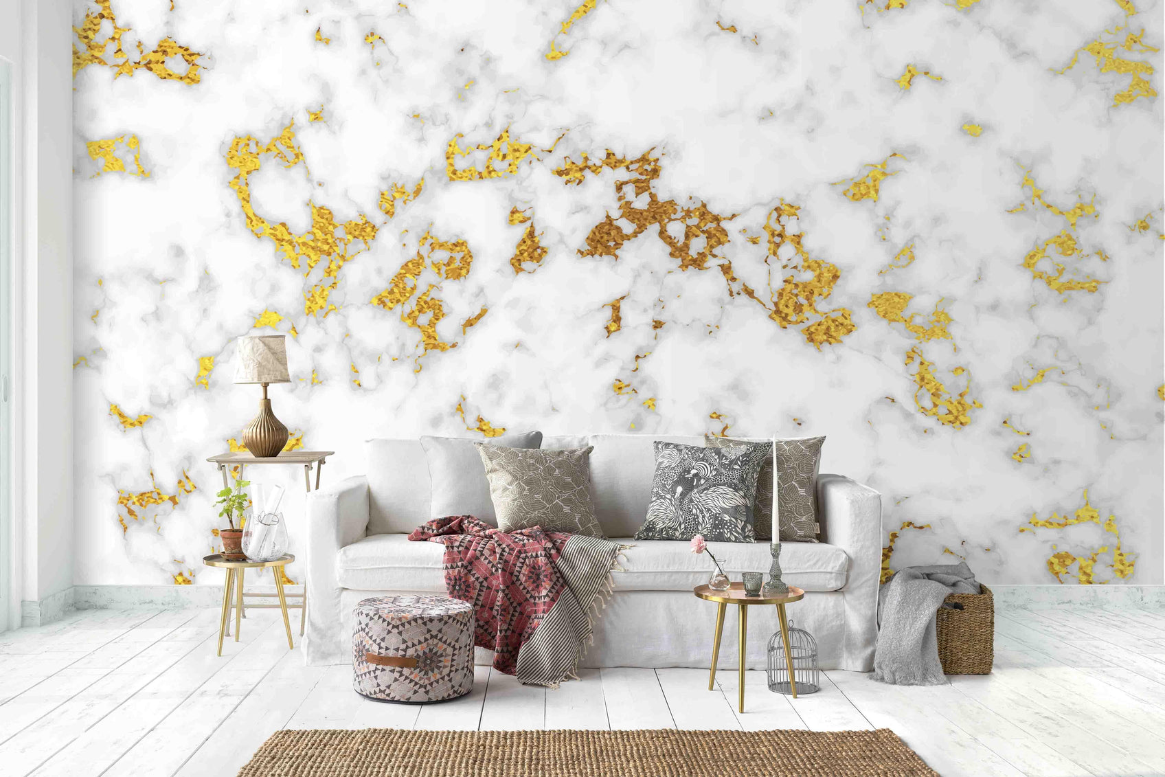 3D Light Marble Effect Wall Mural Wallpaper 22 – Jessartdecoration