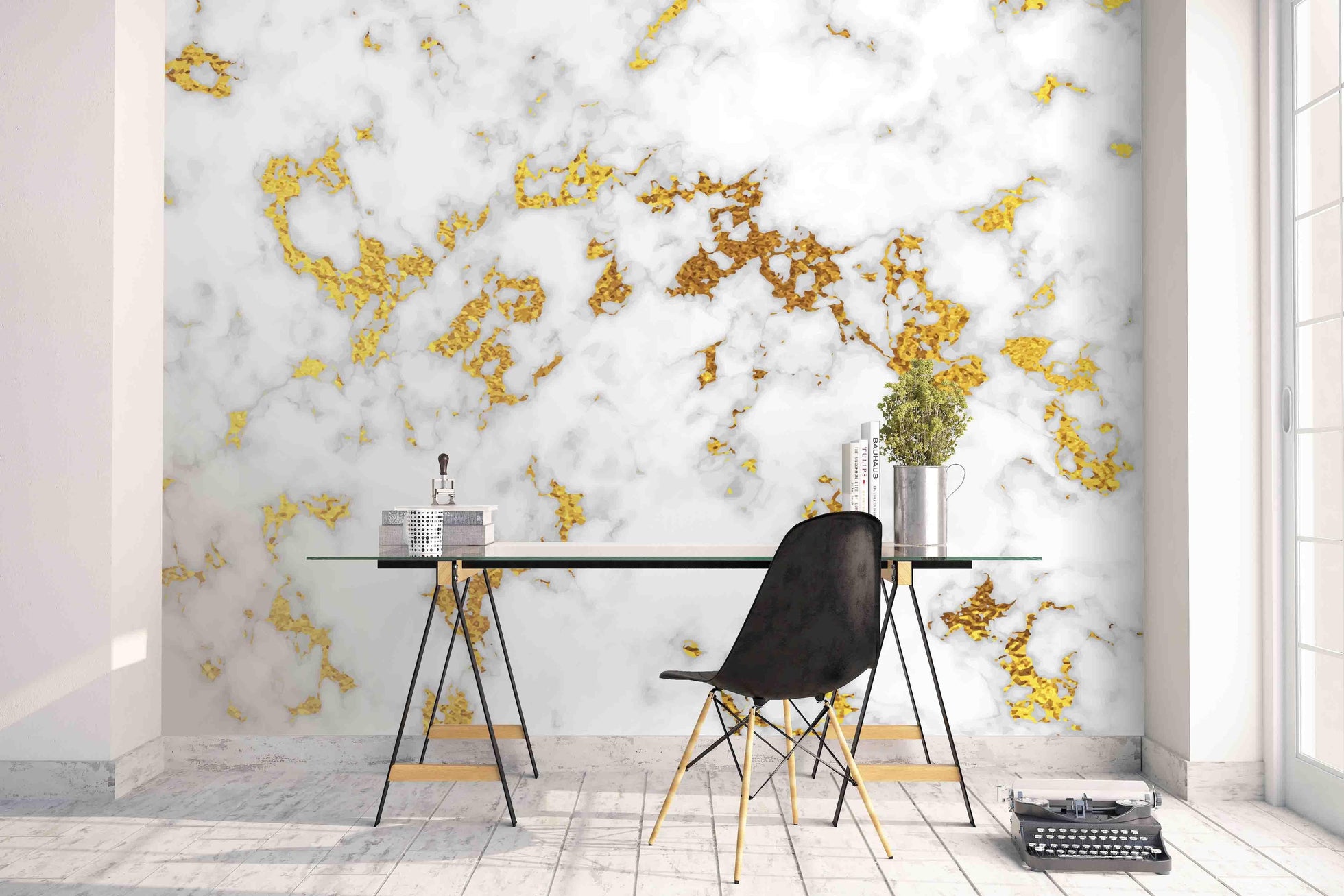 3D Light Marble Effect Wall Mural Wallpaper 22 – Jessartdecoration