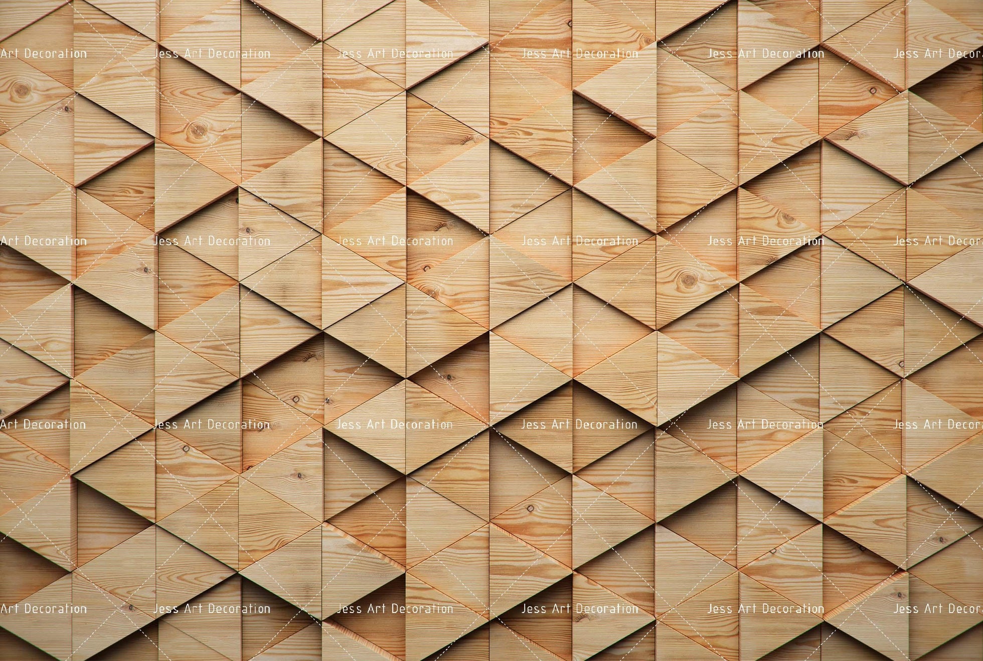 3D Wood Triangle Combination Wall Mural Wallpaper 39 – Jessartdecoration